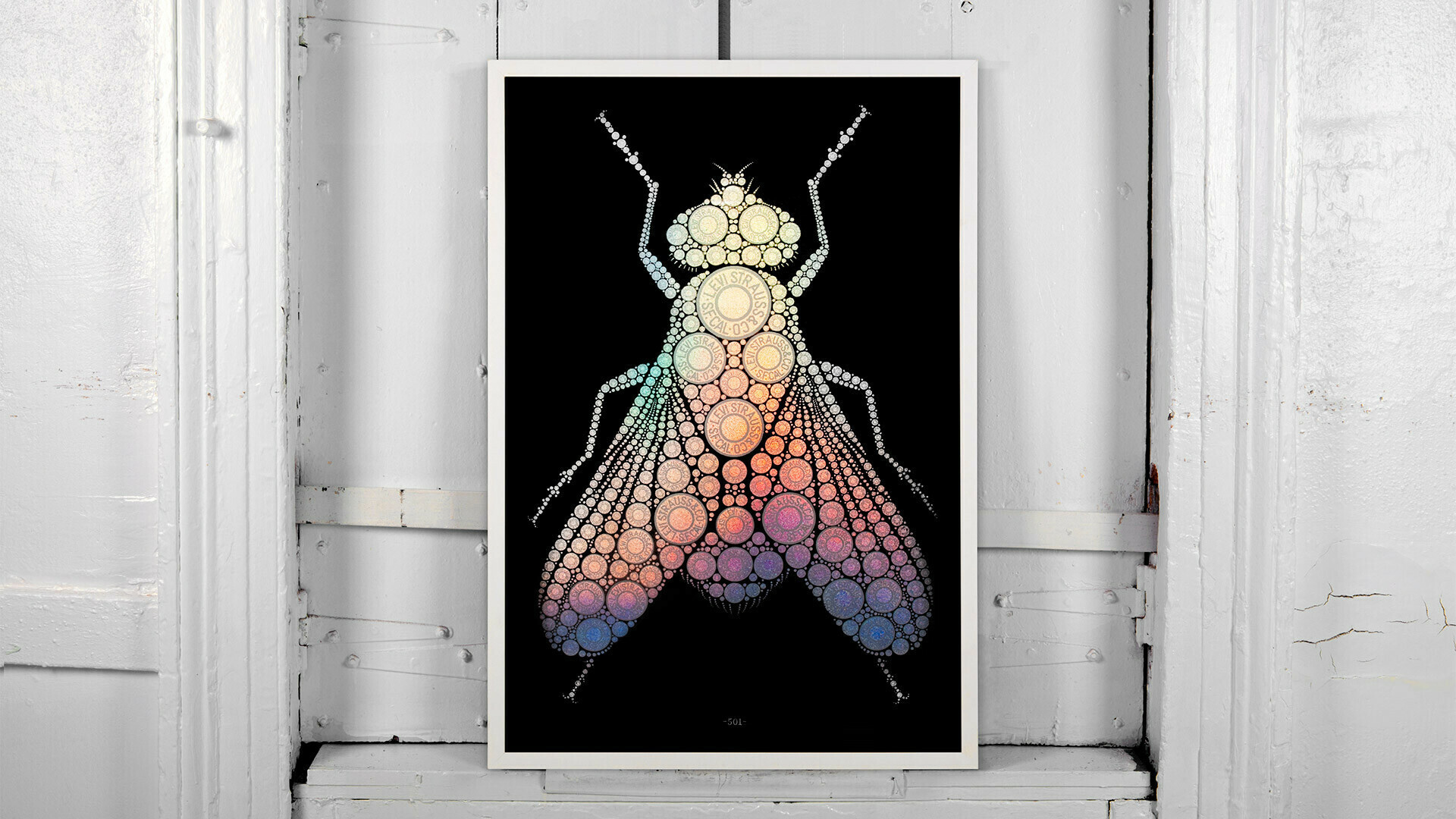 Levi’s Button Fly Poster – Stefan Sagmeister